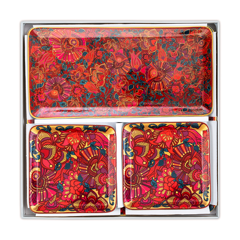 Set of 4 Plates Kashmir