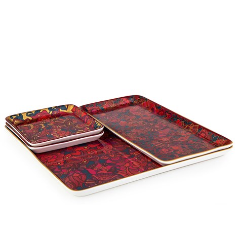 Set of 4 Plates Kashmir